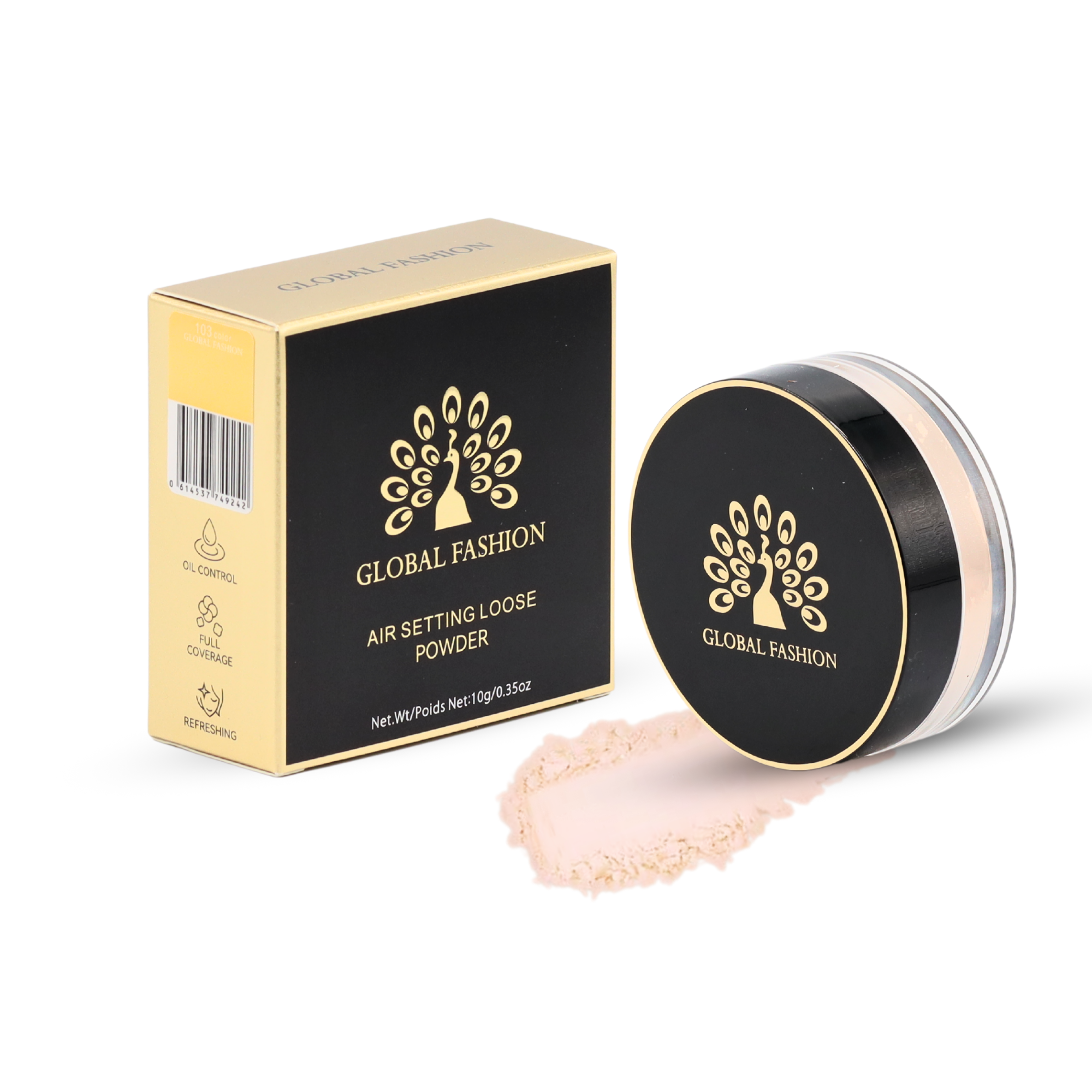 Pudră pulbere lejeră Global Fashion, GF38017, #103